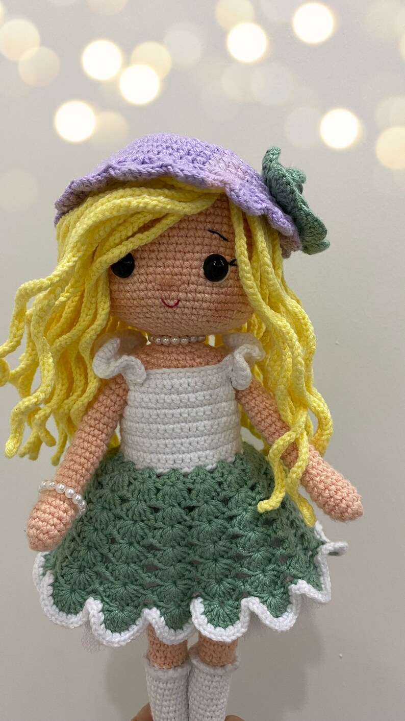 Amigurumi Crochet Doll Pattern English Pdf Easy Crochet Girl - Etsy