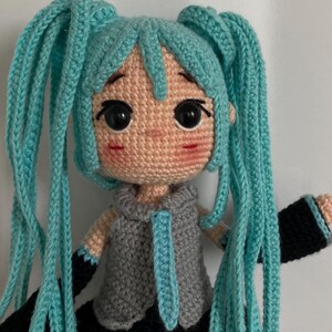 Amigurumi Hatsune Miku Crochet Doll Pattern (PDF) - Etsy