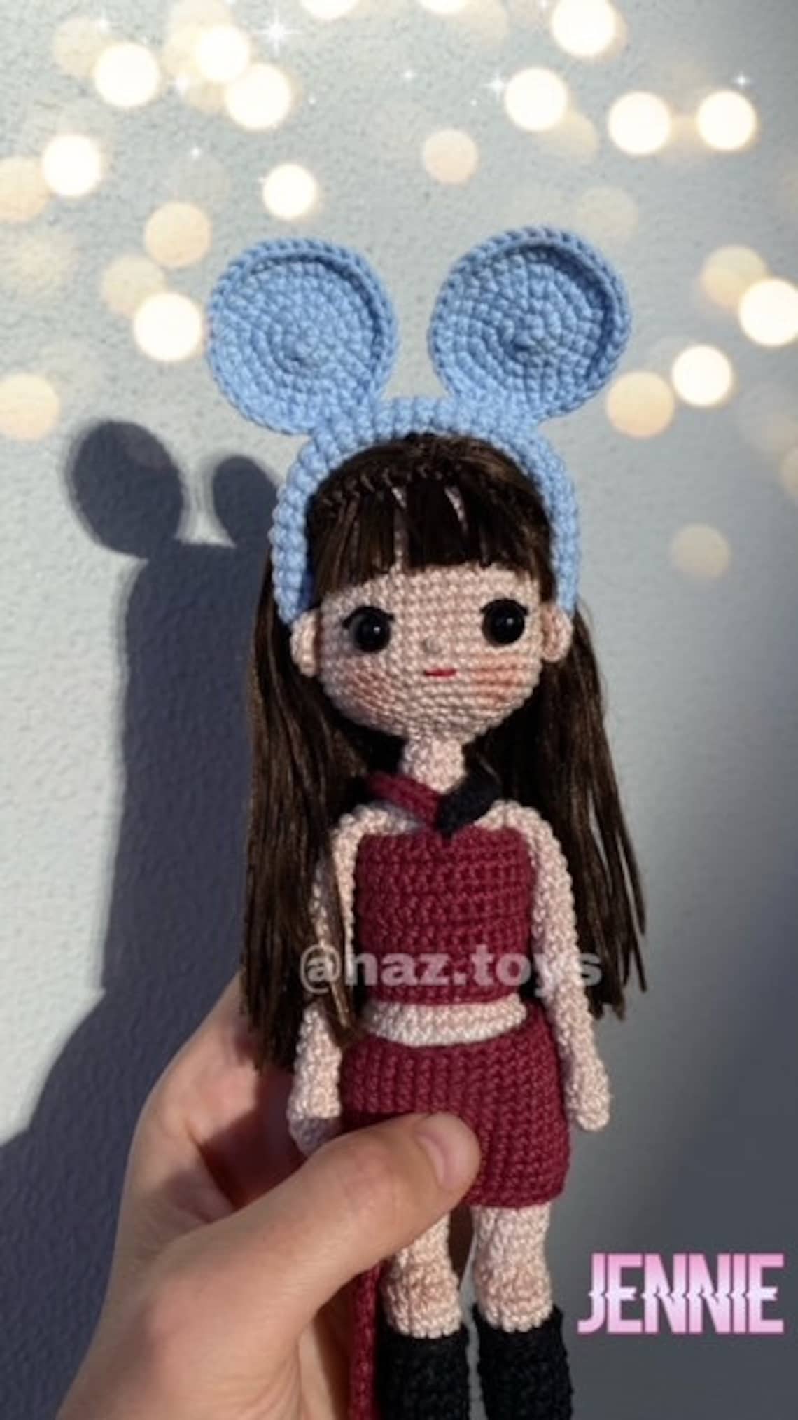 Amigurumi Blackpink Jennie Doll Pattern English Pdf, Crochet Blackpink ...