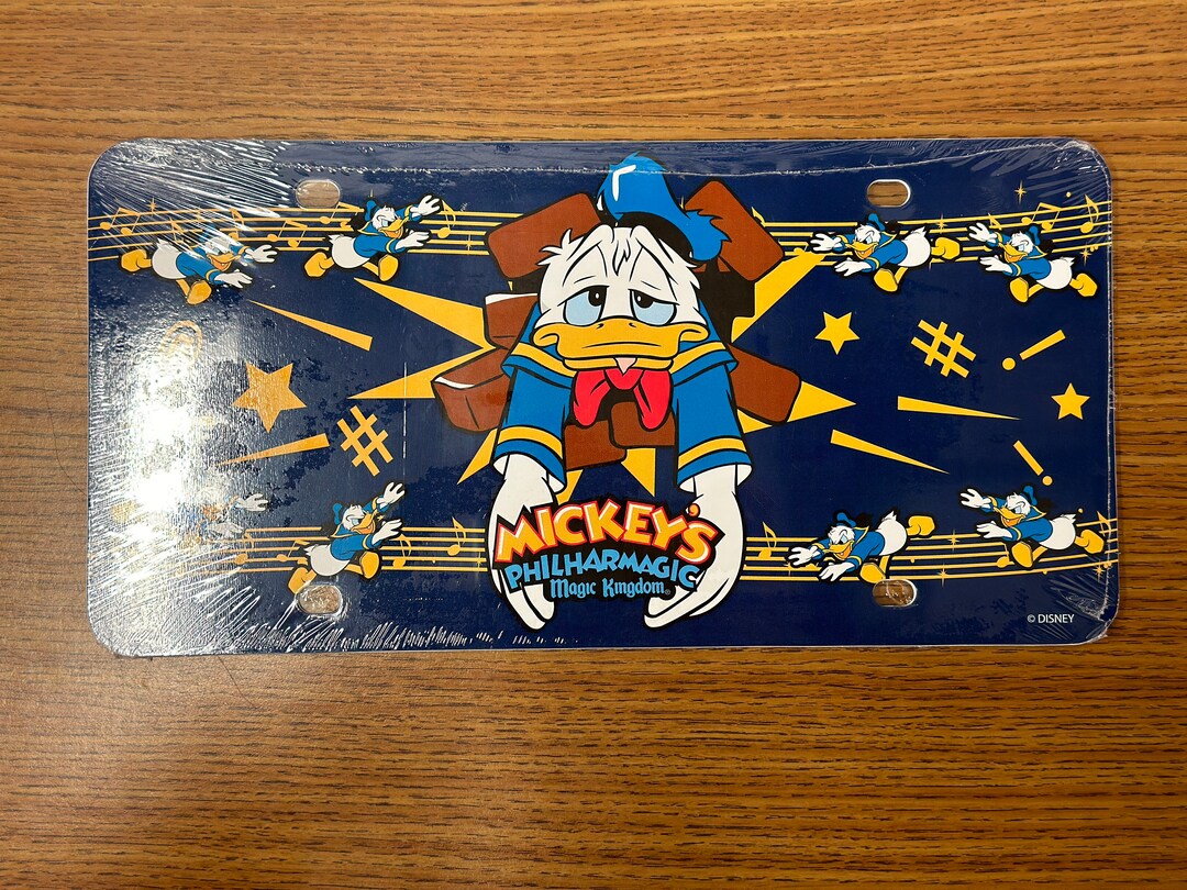 Vintage Disney Magic Kingdom Philharmagic Donald Duck Plastic - Etsy