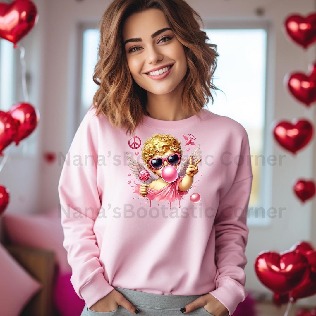 Peace Valentine Cupid PNG, Cute Cupid Clipart, Valentine Cupid ...