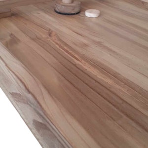 Air hockey bois table à glisser jeu du palet 120 par 50 cm idéal pour faire la fête entre amis ...