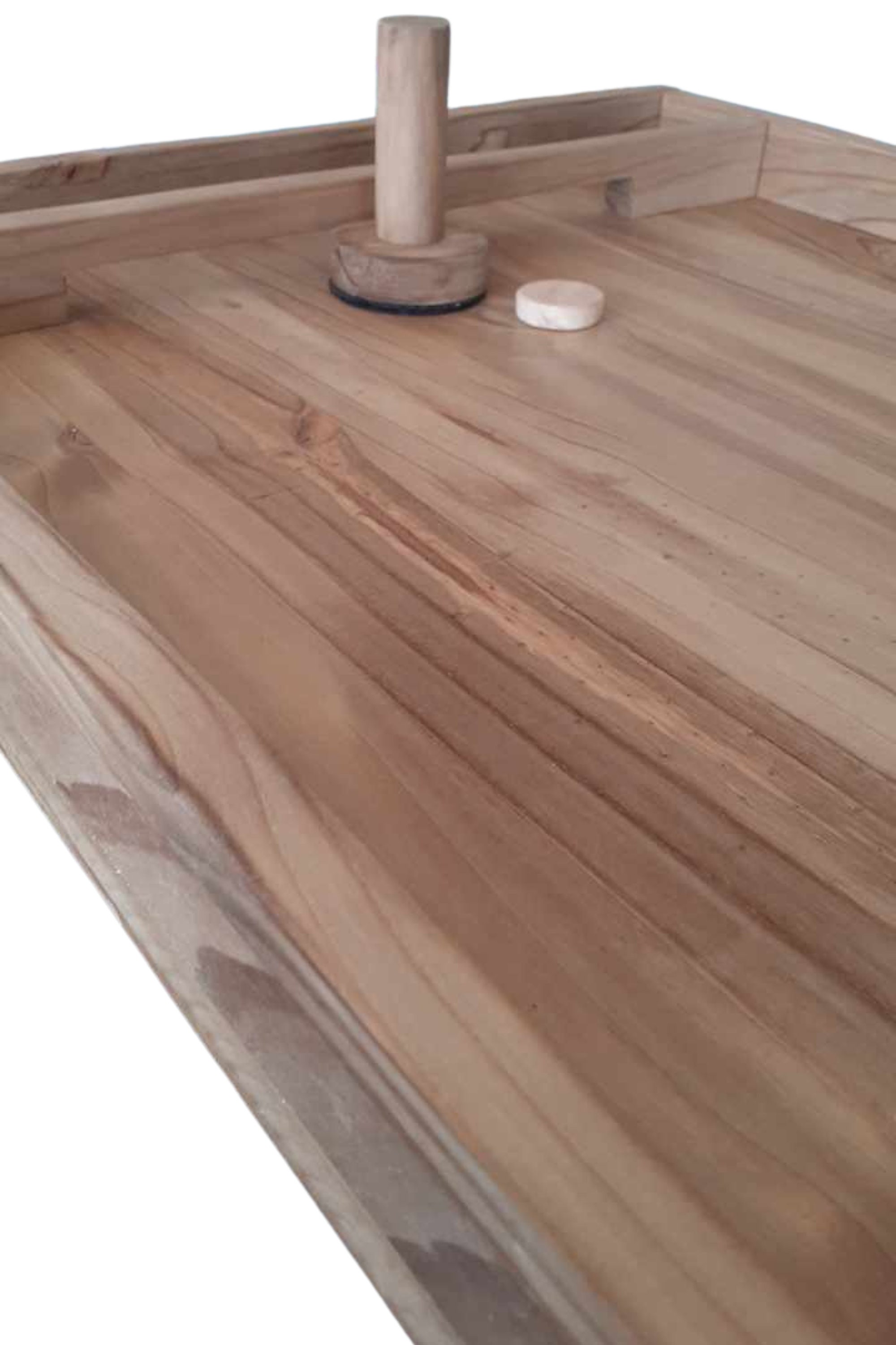 Air hockey bois table à glisser jeu du palet 120 par 50 cm idéal pour faire la fête entre amis ...