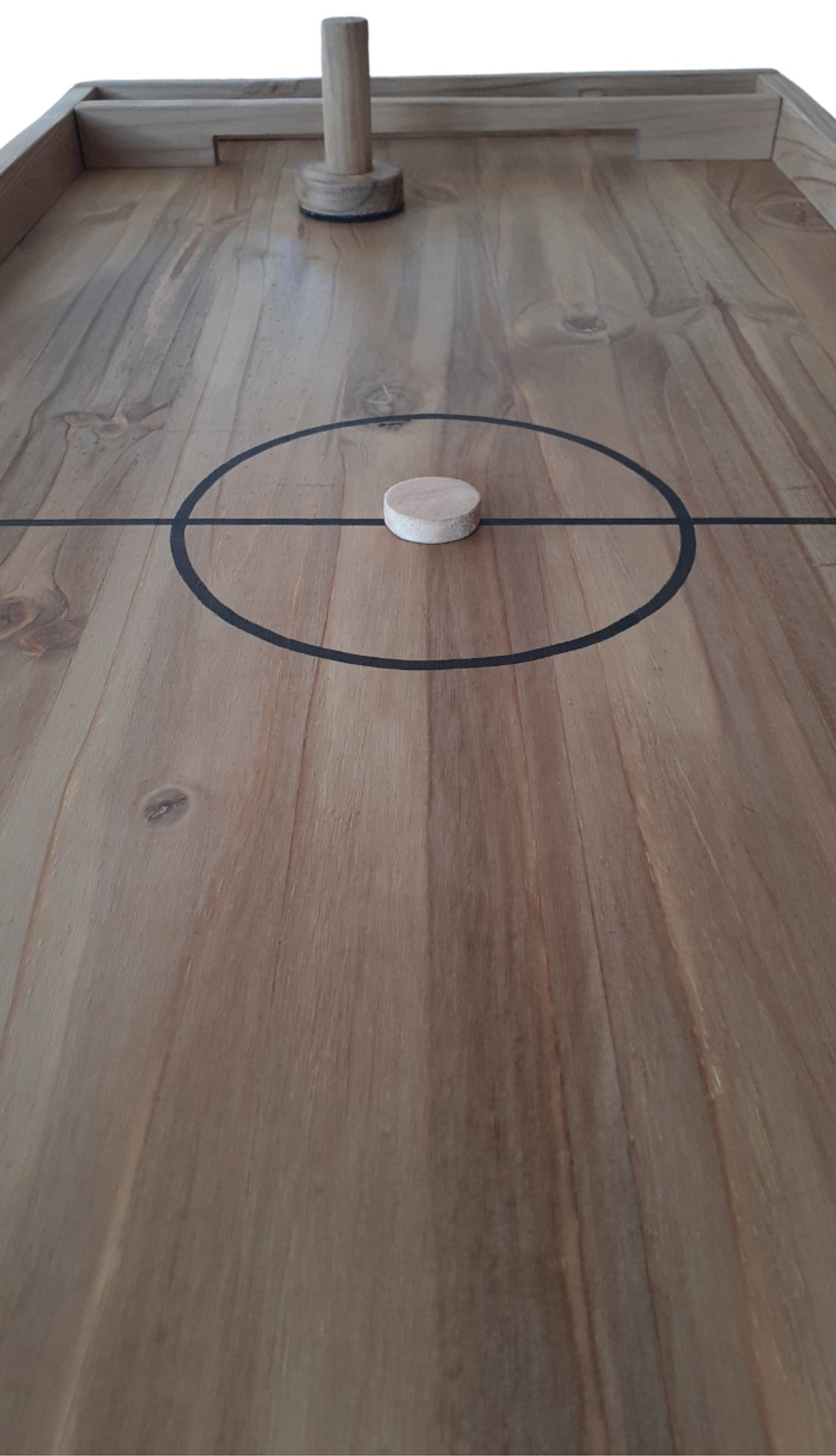 Air hockey bois table à glisser jeu du palet 120 par 50 cm idéal pour faire la fête entre amis ...