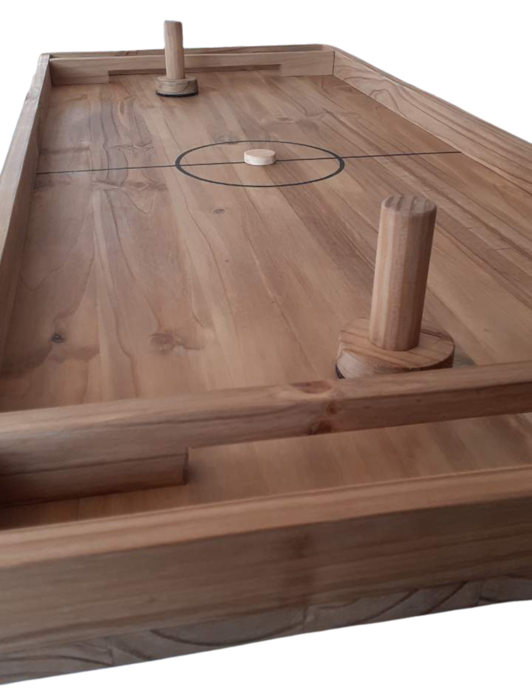 Air hockey bois table à glisser jeu du palet 120 par 50 cm idéal pour faire la fête entre amis ...