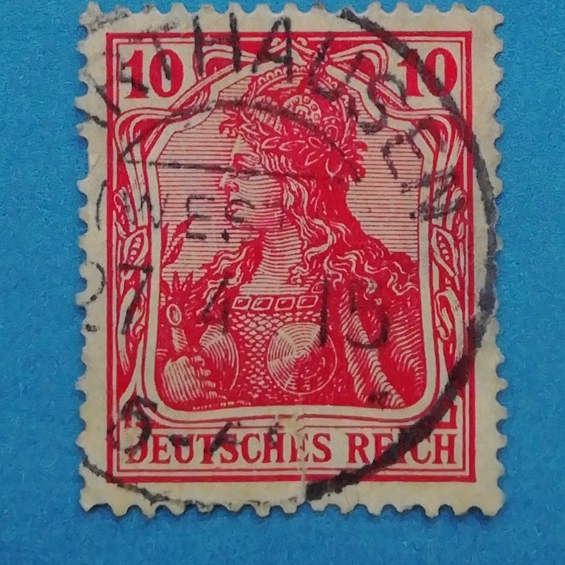German Reich Stamp - Etsy