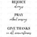 Rejoice Always Canva PNG Editable Design, Bible Verse Png, Scripture ...