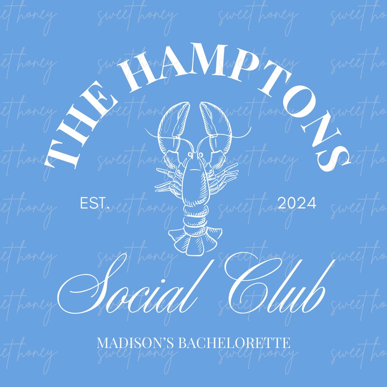 Hamptons Social Club Canva PNG Editable Design | New York Png | Classy ...