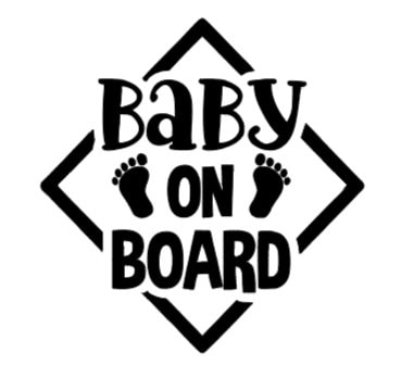 Baby on Board SVG - Etsy