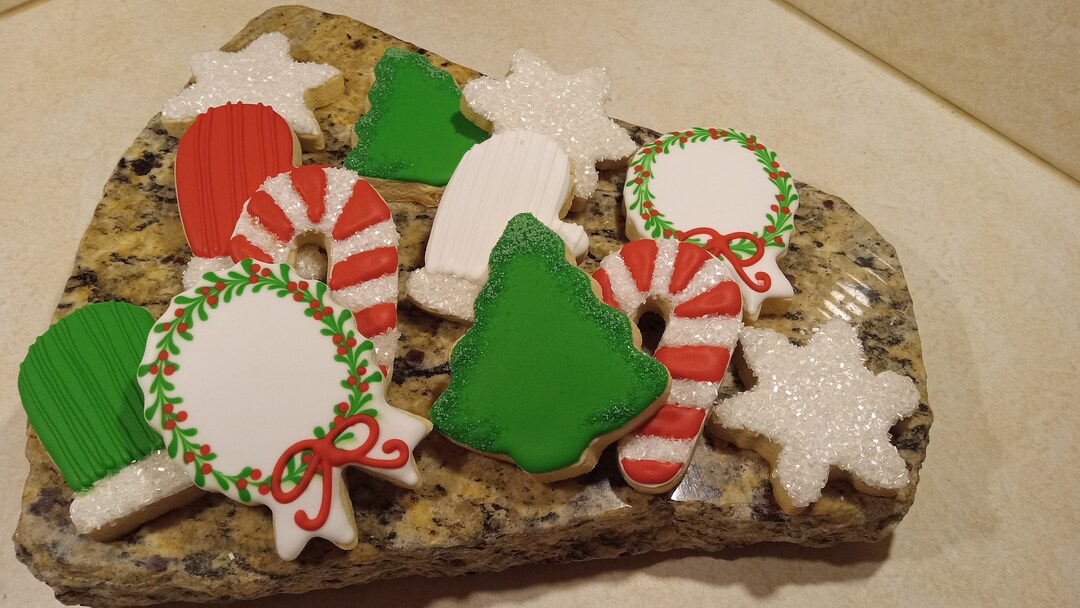 Christmas Sugar Cookie Assortment (baker's Choice) - Etsy