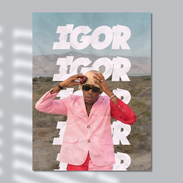Pink Tyler the Creator Poster - Etsy