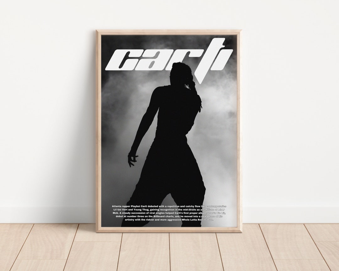 Playboi Carti Poster I Playboi Carti Whole Lotta Red Album Poster I ...