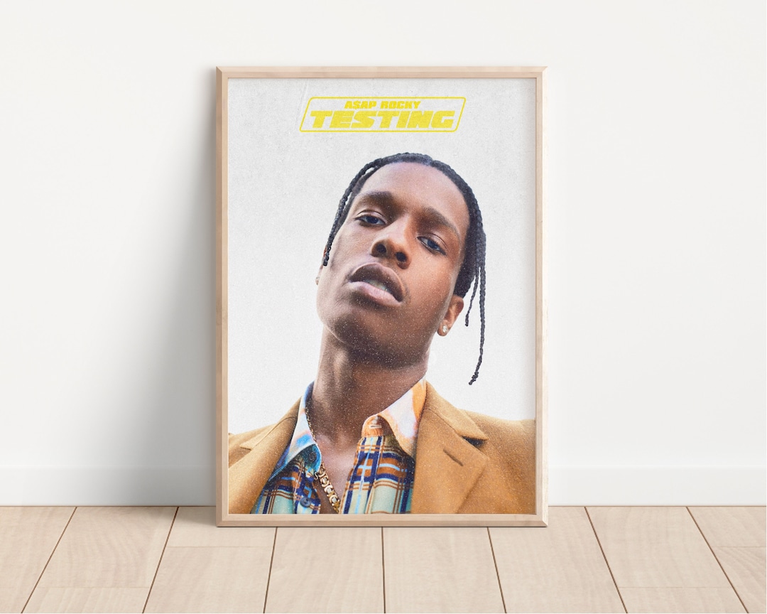 ASAP Rocky Poster I Asap Rocky Album Poster Gift I Asap Rocky Testing ...