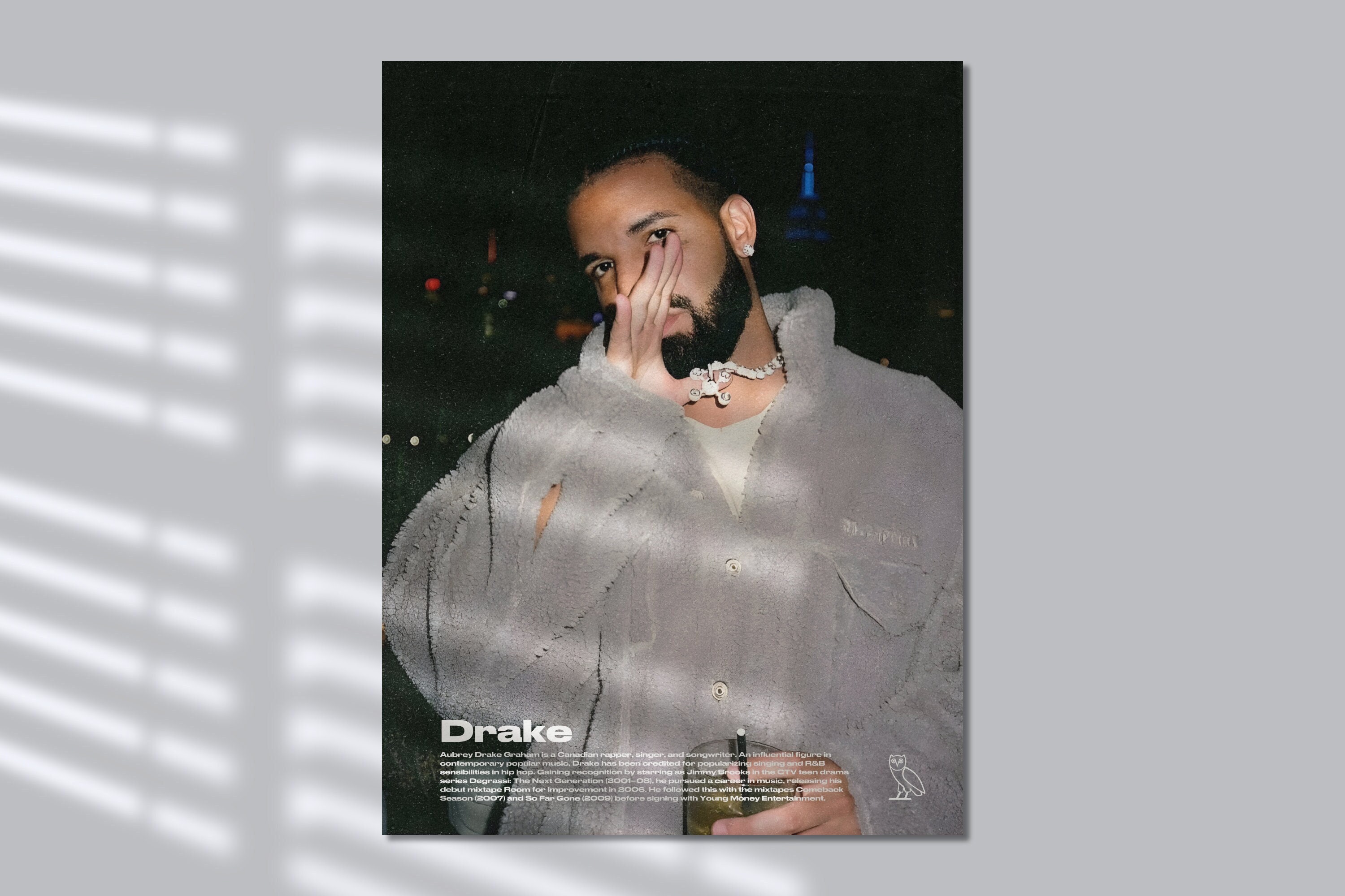 Drake for All the Dogs Album Poster Drake Her Loss Album Poster Drake ...