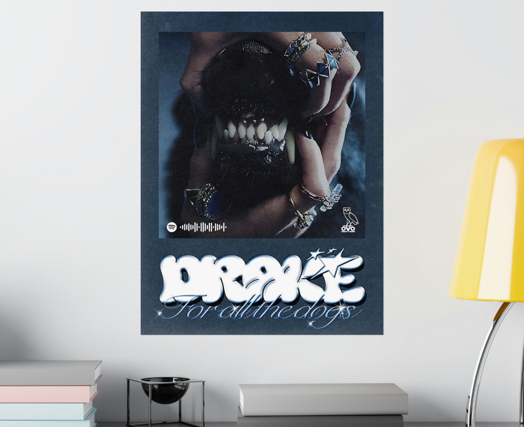 Drake Poster, Drake For All The Dogs Album Wallpaper sold by Yelping ...