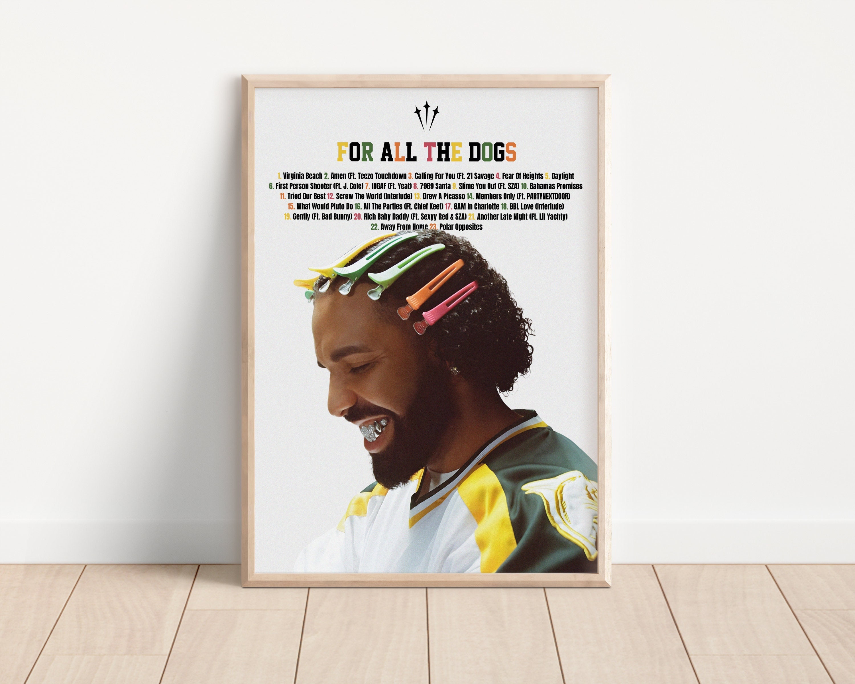 Drake for All the Dogs Album Poster | Drake Her Loss Album Poster ...