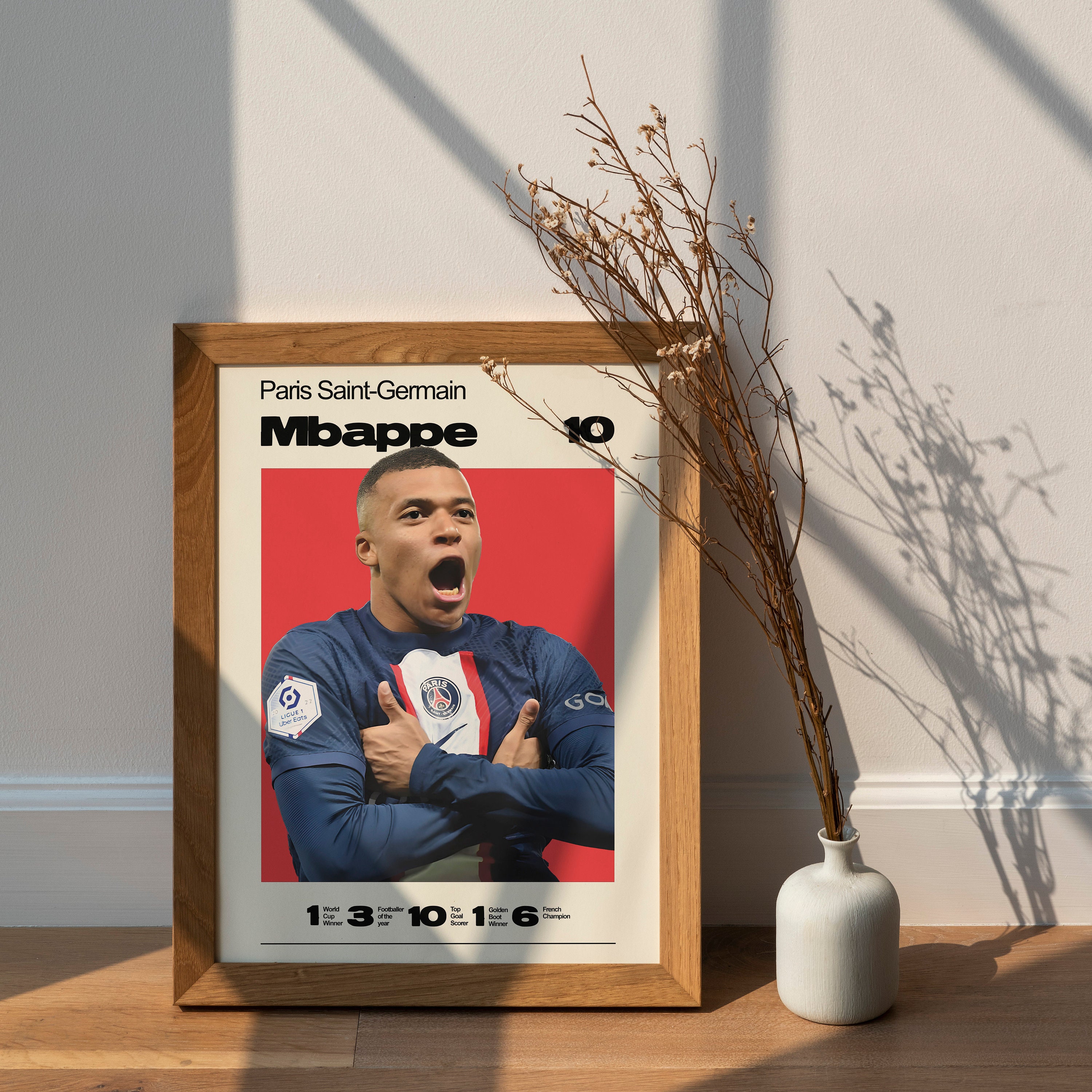 Kylian Mbappe Poster PSG Football Print Soccer Gifts Sports - Etsy