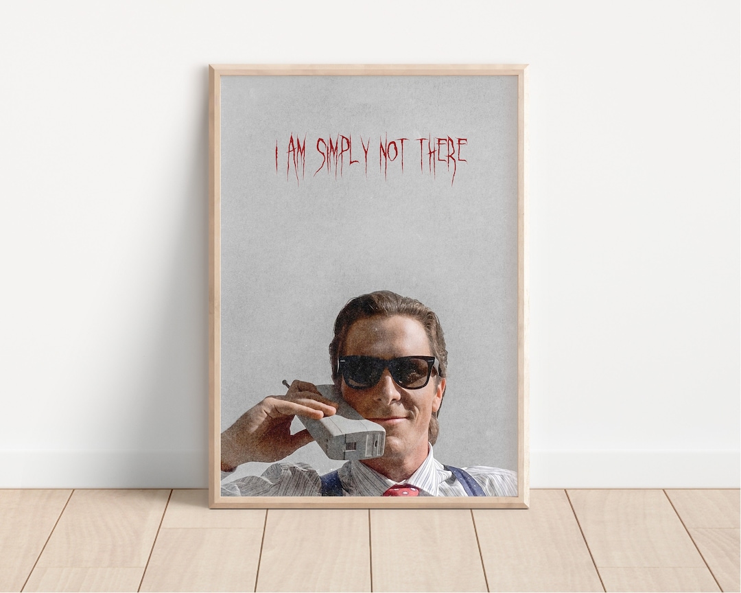 American Psycho Movie Wallpaper Gift | Patrick Bateman Movie Wallpaper ...
