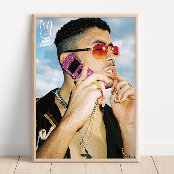 Bad Bunny Poster - Etsy