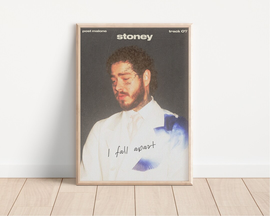 Post Malone Poster I Post Malone I Fall Apart Poster I Post Malone ...