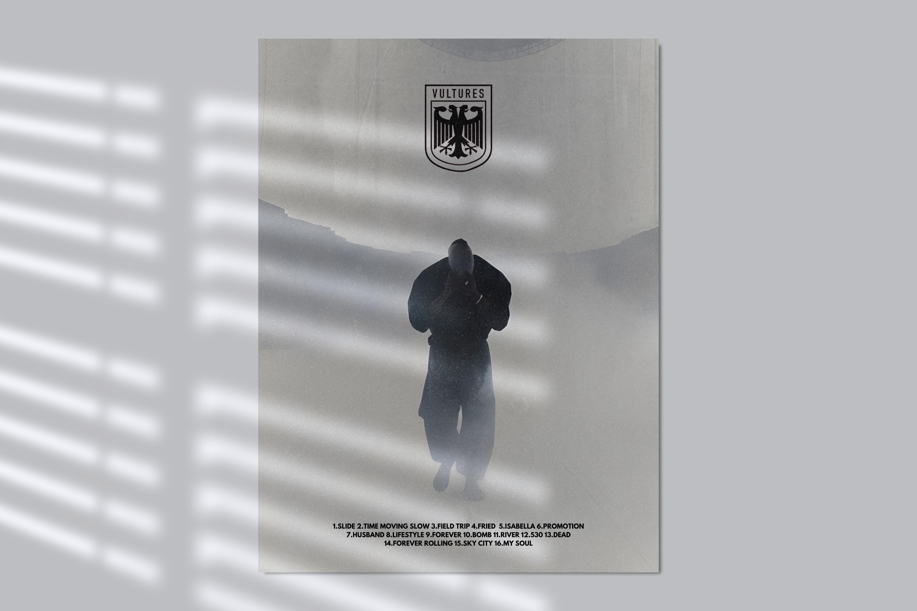 Kanye West Poster | Ty Dolla Sign Poster | Vultures Album Wall Art ...