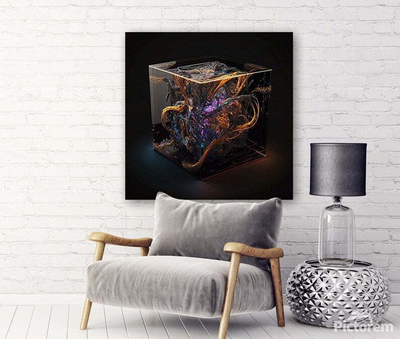 Tesseract Box Instant Download Digital Print Ideal for Wall Art Print ...