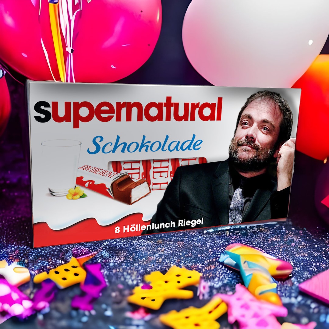 3x Sticker for Children's Chocolate 100g / 8 Bars Motive: Supernatural ...