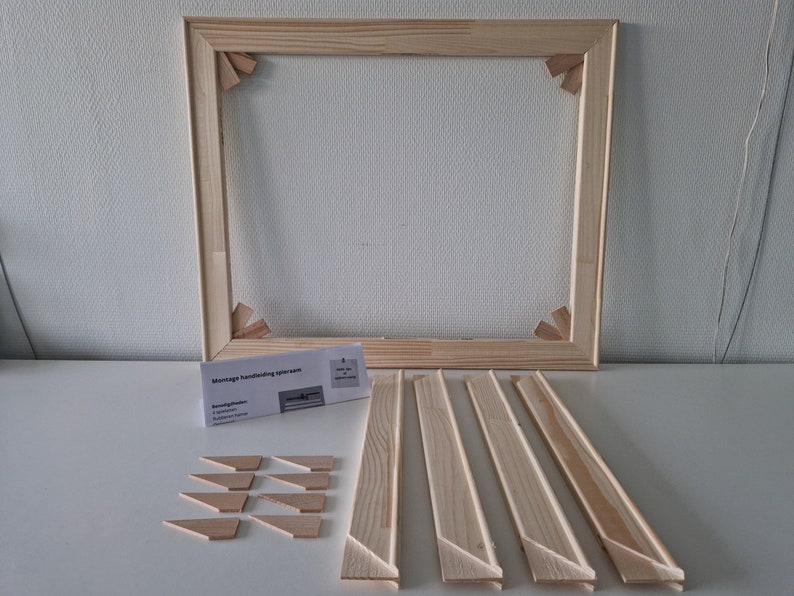 Stretcher Bars 45mm – DIY Wooden Stretcher Bar Frame Kit – Canvas Frame ...
