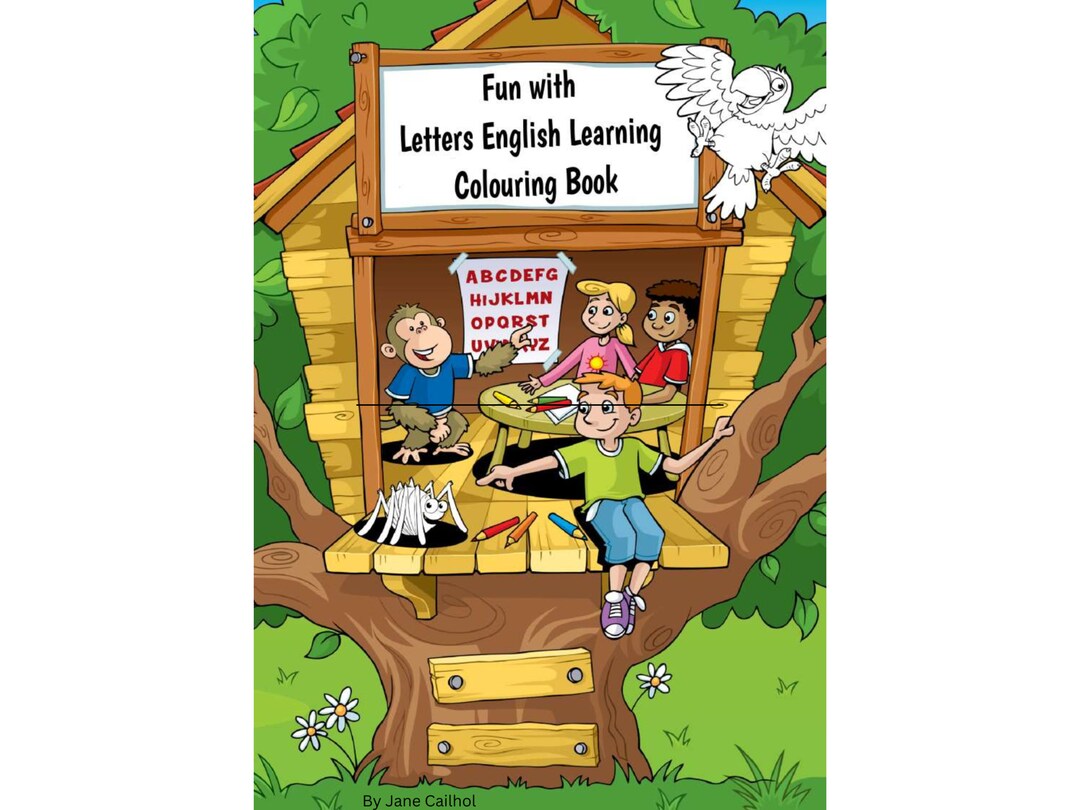 Fun With Letters Colouring Book - Learn Letters and Colour Fun Pictures ...