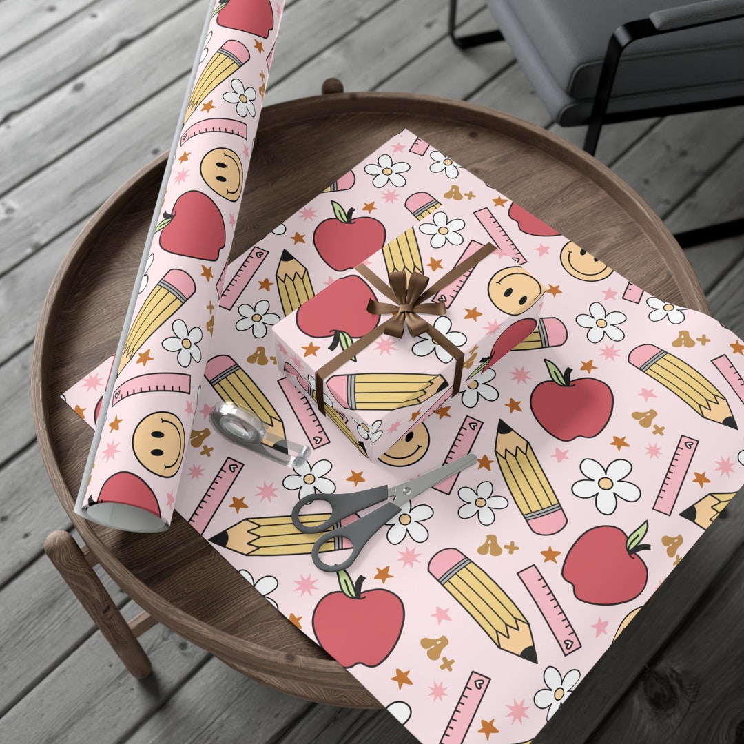 Wrapping Paper, Teacher Appreciation Day, Teacher Appreciation Week ...