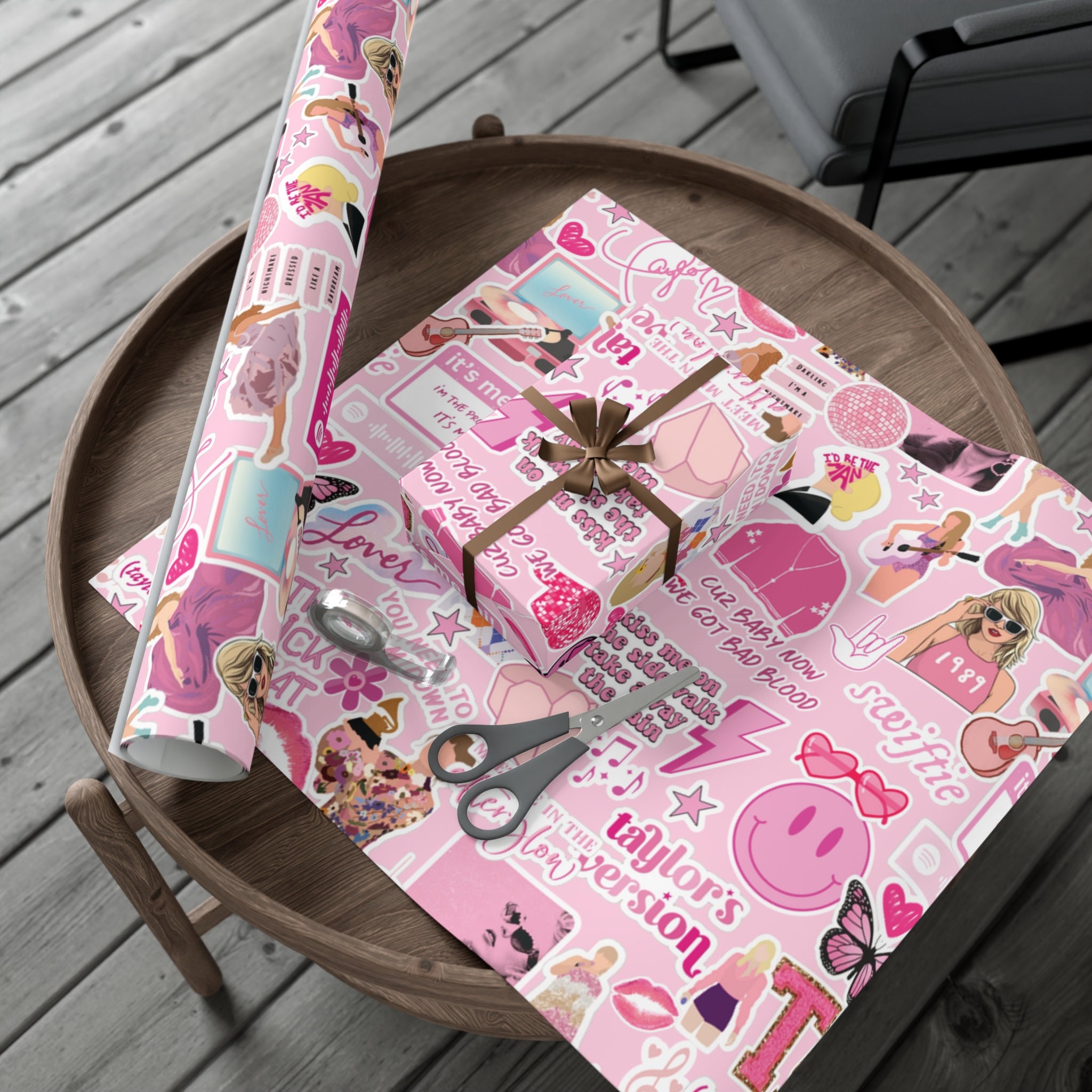 Taylor Wrapping Paper, Swift Wrapping Paper, Ts Designs, Ts Gift ...