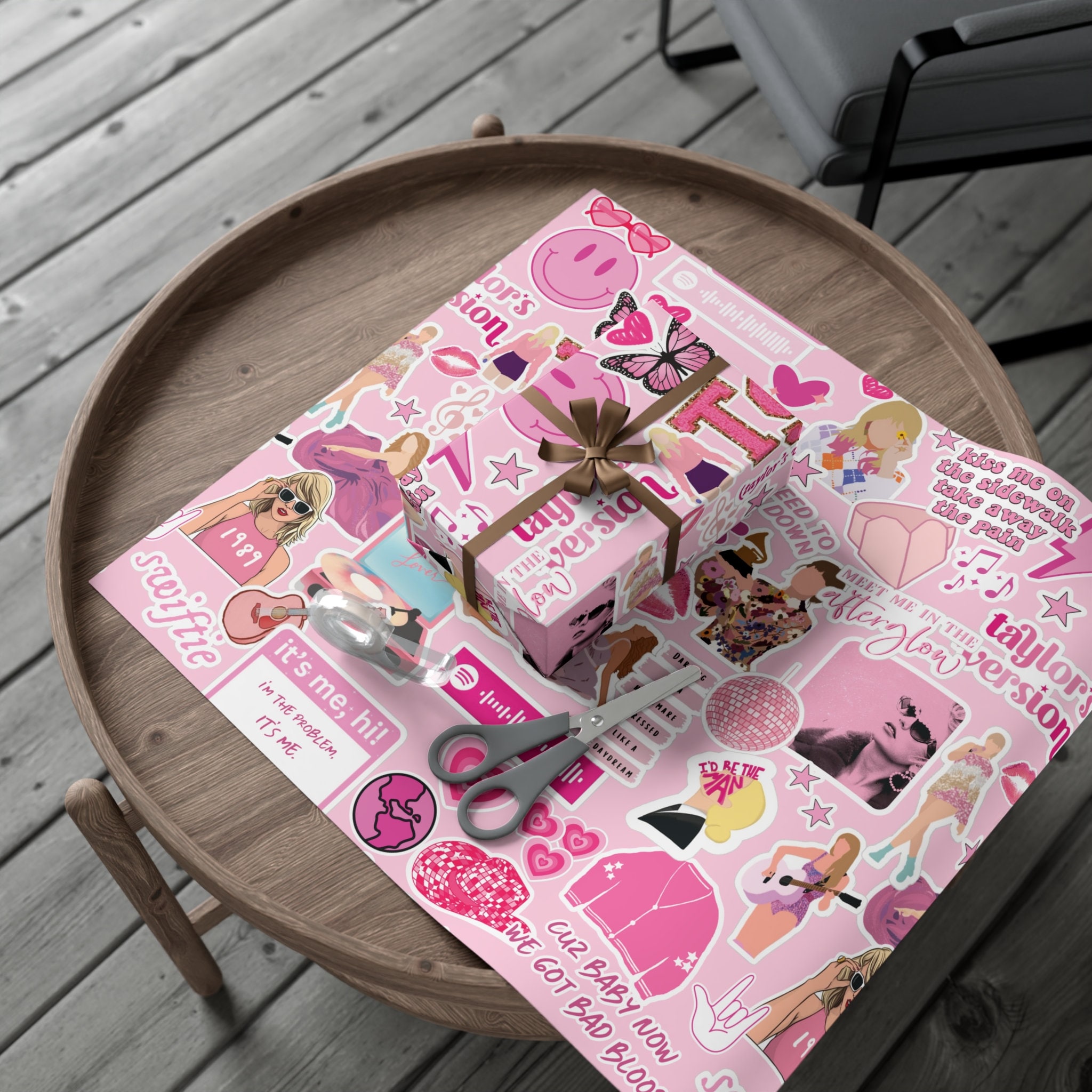 Taylor Wrapping Paper, Swift Wrapping Paper, Ts Designs, Ts Gift ...