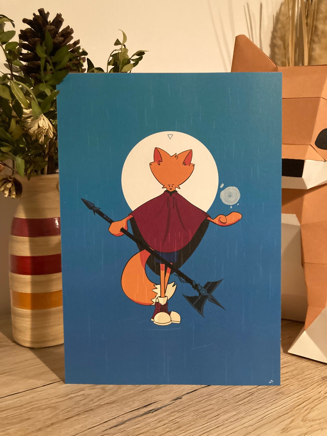 Elementary Foxes Poster A4 Poster for Gift or Wall Decoration - Etsy