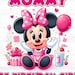 Minnie Mouse 1st Birthday PNG. FAMILY BUNDLE. 13 Files Included. - Etsy