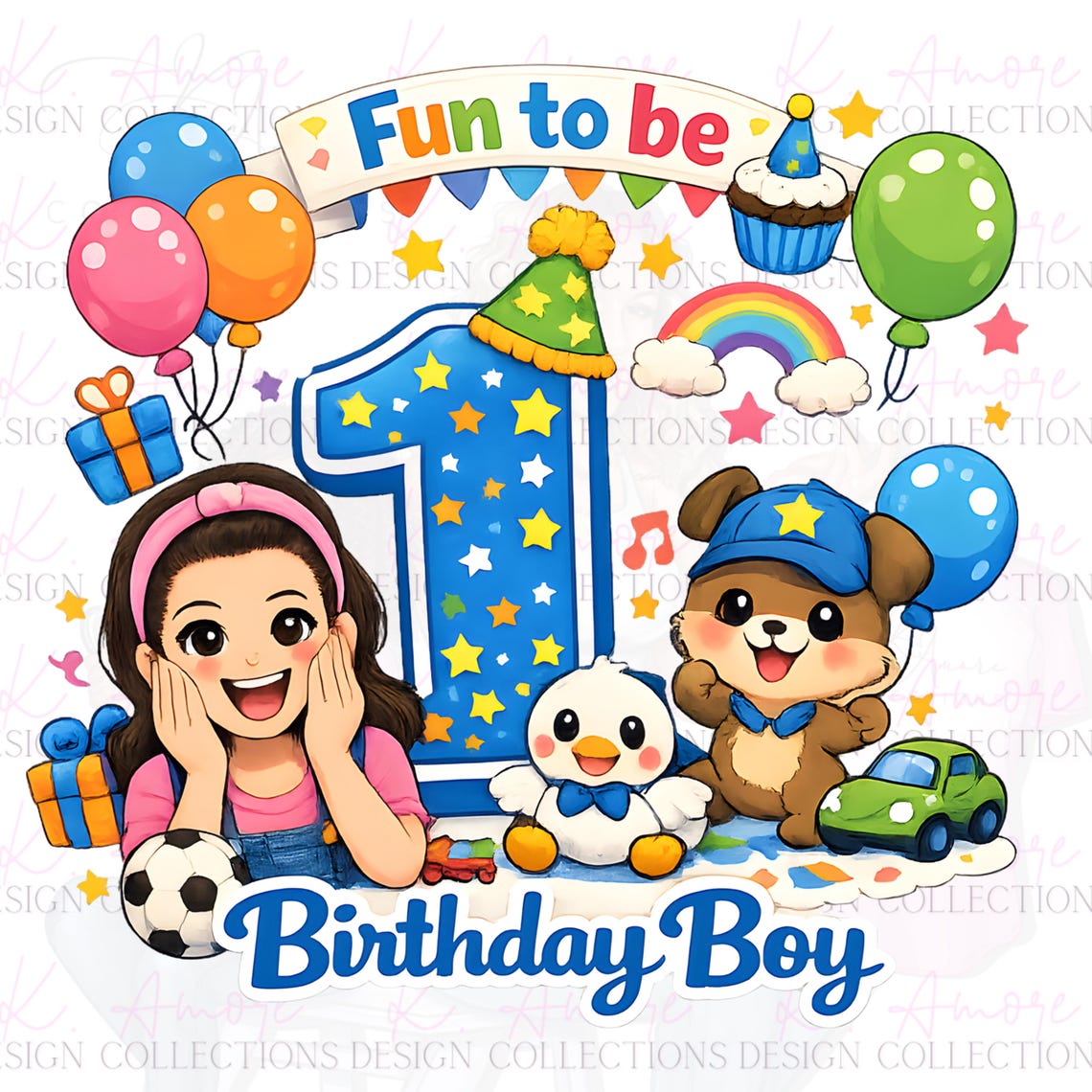 Fun to Be One – Miss Rachel Birthday PNG Bundle (boy & Girl Versions ...