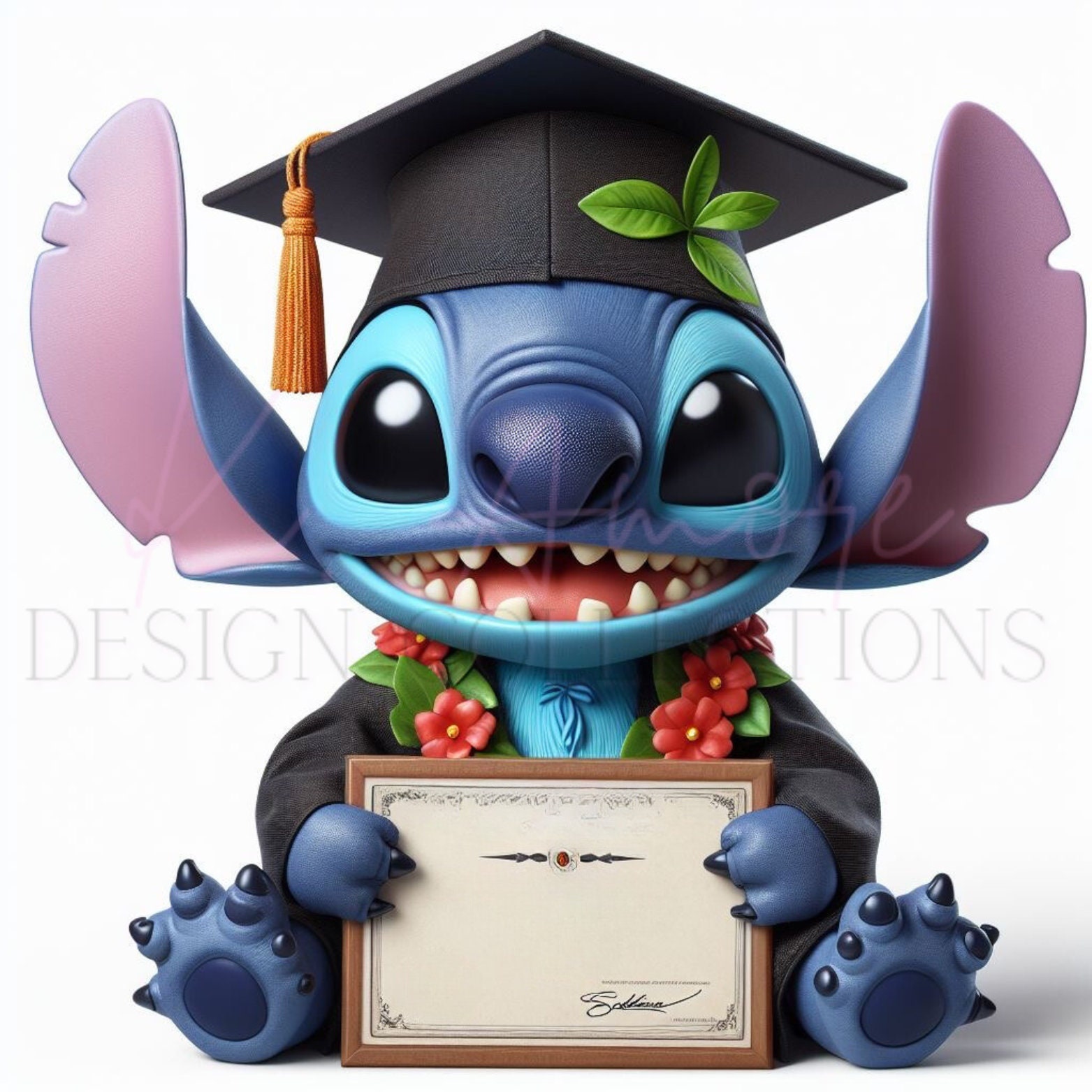 Stitch Graduation PNG Great for Sublimation - Etsy