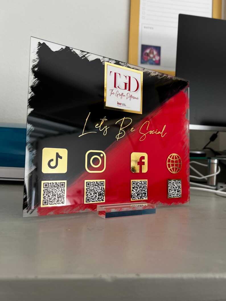 QR Code Plaque - Etsy