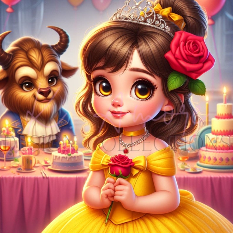 Princess Bell, Beauty and the Beast, Birthday, Princess Art, Princess ...
