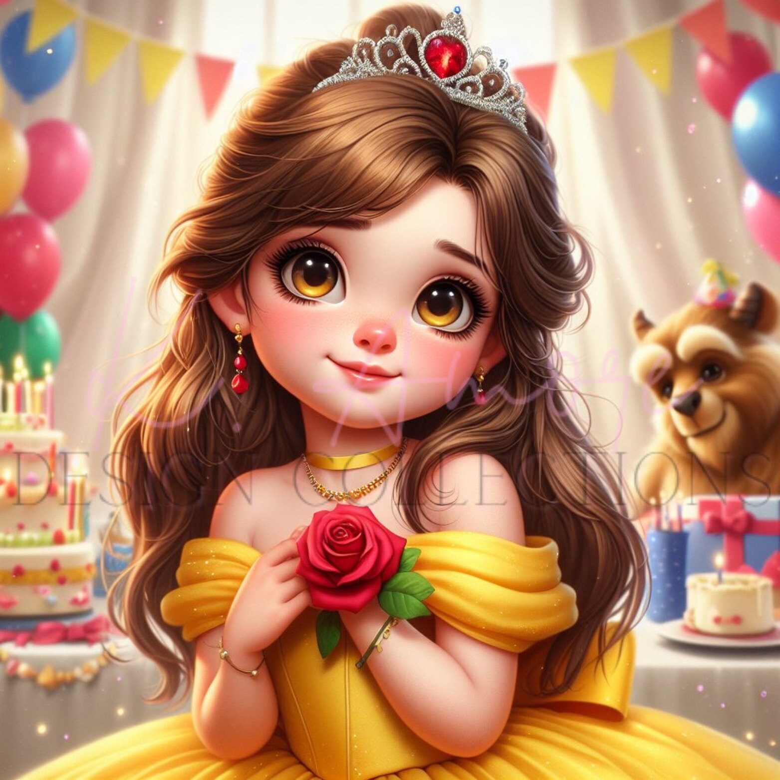 Princess Bell, Beauty and the Beast, Birthday, Princess Art, Princess ...