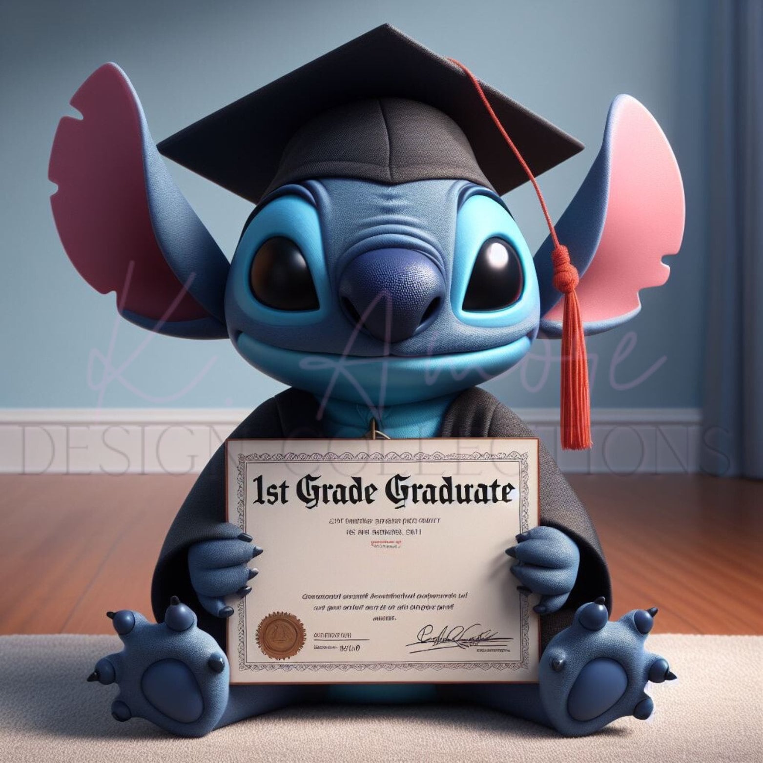 Stitch Graduation PNG Great for Sublimation - Etsy