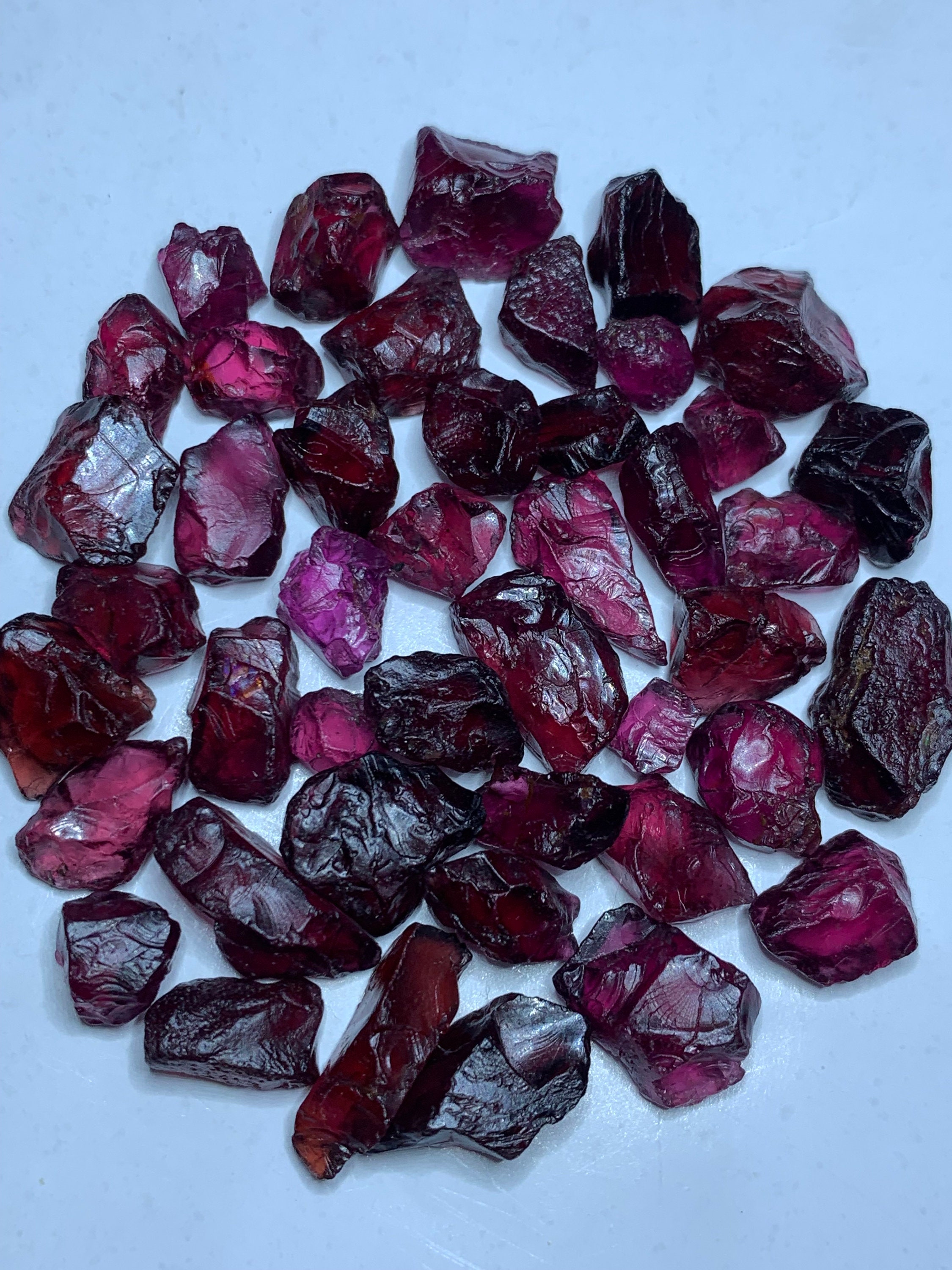 150 Cts Facet Grade Rhodolite Garnet Facet Rough Garnet Raw Garnet ...