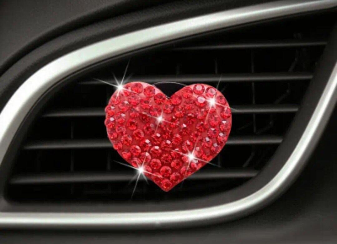 3 Piece Heart Car Air Vent Clip - Etsy