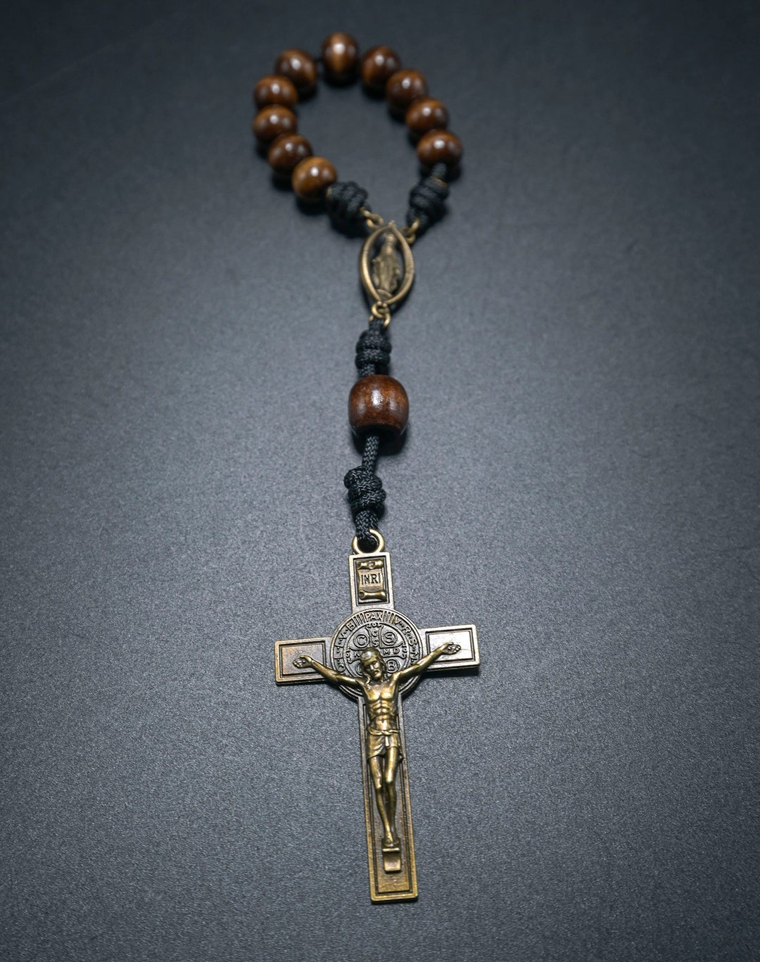 Wood Beads Pocket Rosary Indestructable One Decade Auto - Etsy