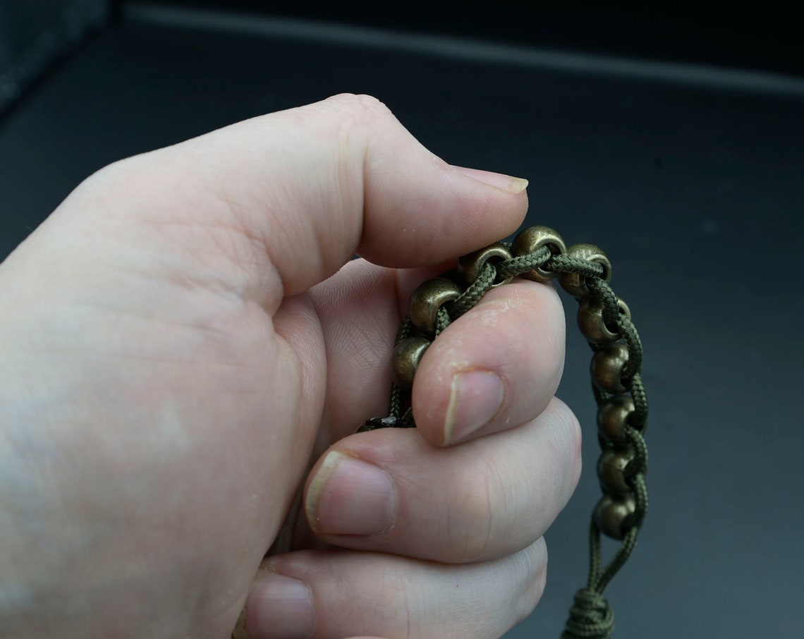 Rolling Beads - Handmade Indestructible Saint Benedict Pocket Rosary ...