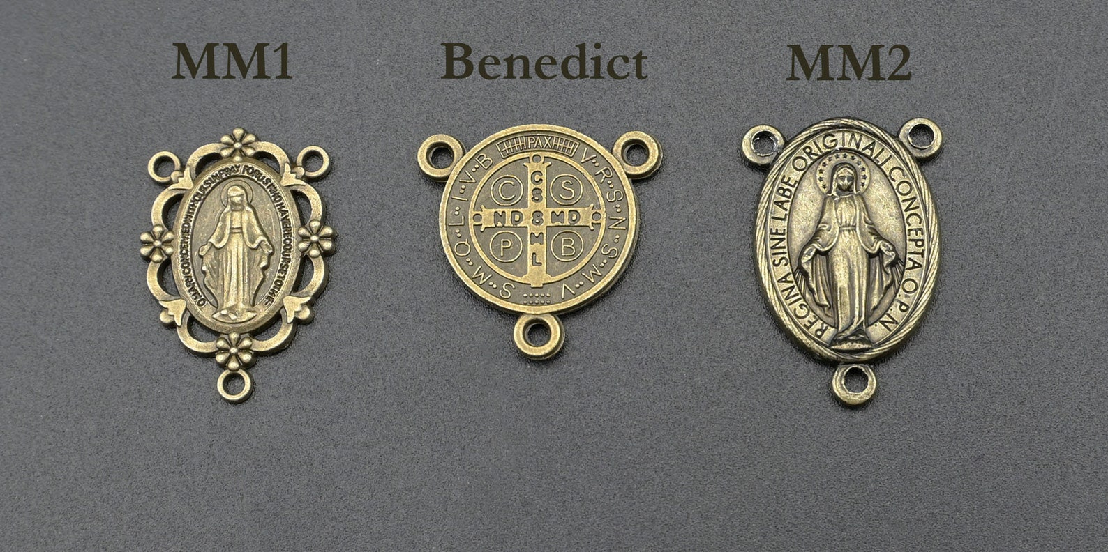 Wood Beads Pocket Rosary Indestructable One Decade Auto Rosaries Bronze ...