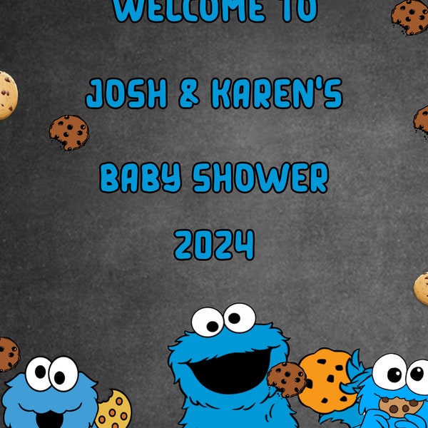 Cookie Monster Banner - Etsy