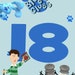 Blue's Clues Baby Shower Table Number Signs, Baby Shower Table ...