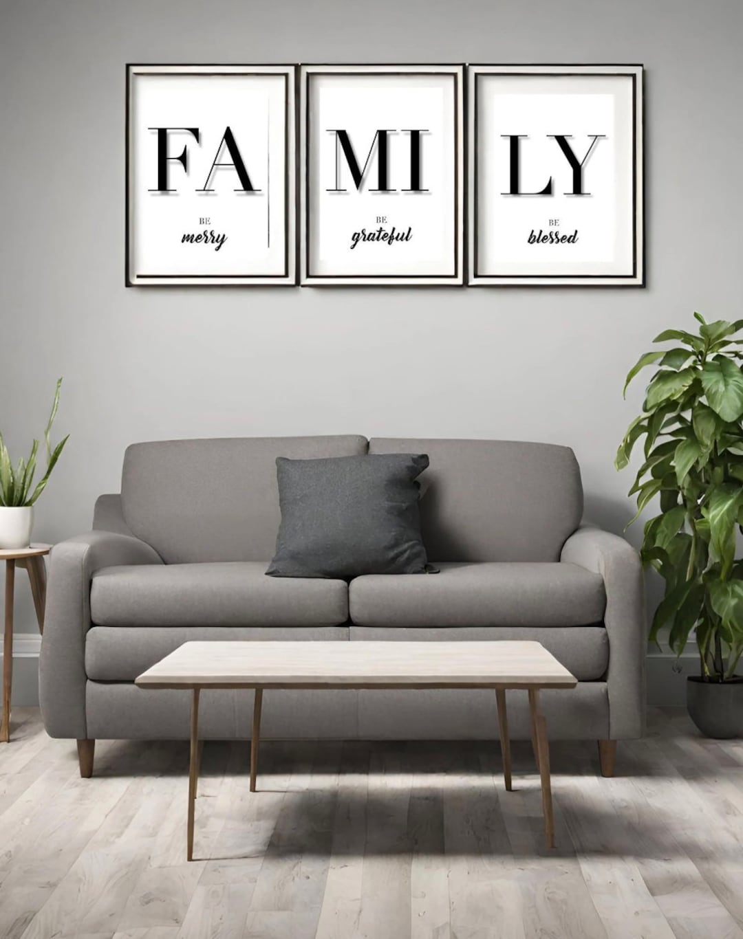 Family Wall Art - Family Set of 3 Printable Art - Instant Download - 19 ...