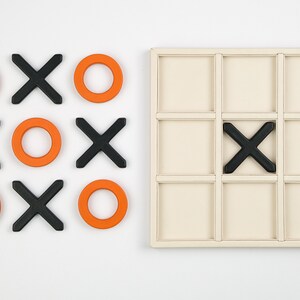 Tic Tac Toe Leather Made Boardgame Decor Items - Etsy