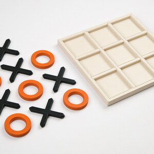 Tic Tac Toe Leather Made Boardgame Decor Items - Etsy